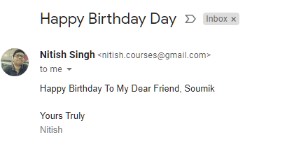 How to Automatically Send Happy Birthday Emails With Python - Coding Campus