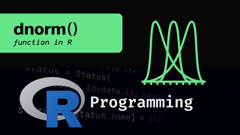 Dnorm Function In R Coding Campus